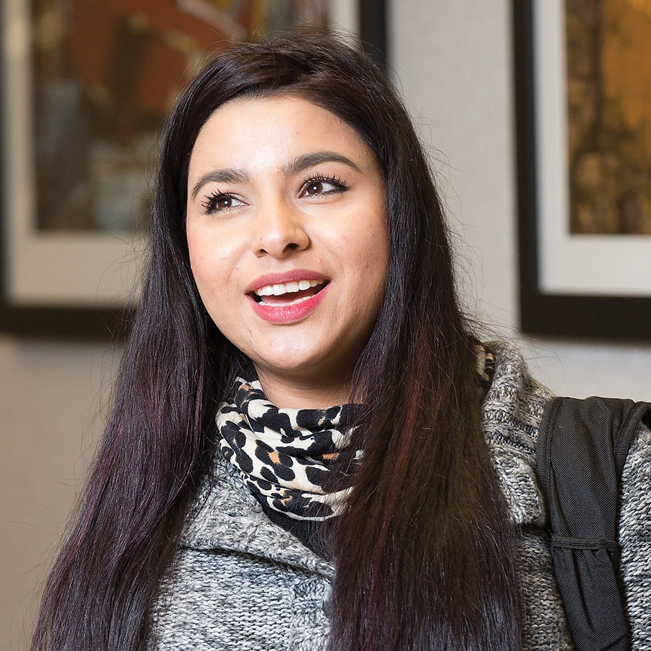 Refugee, graduate, future nurse