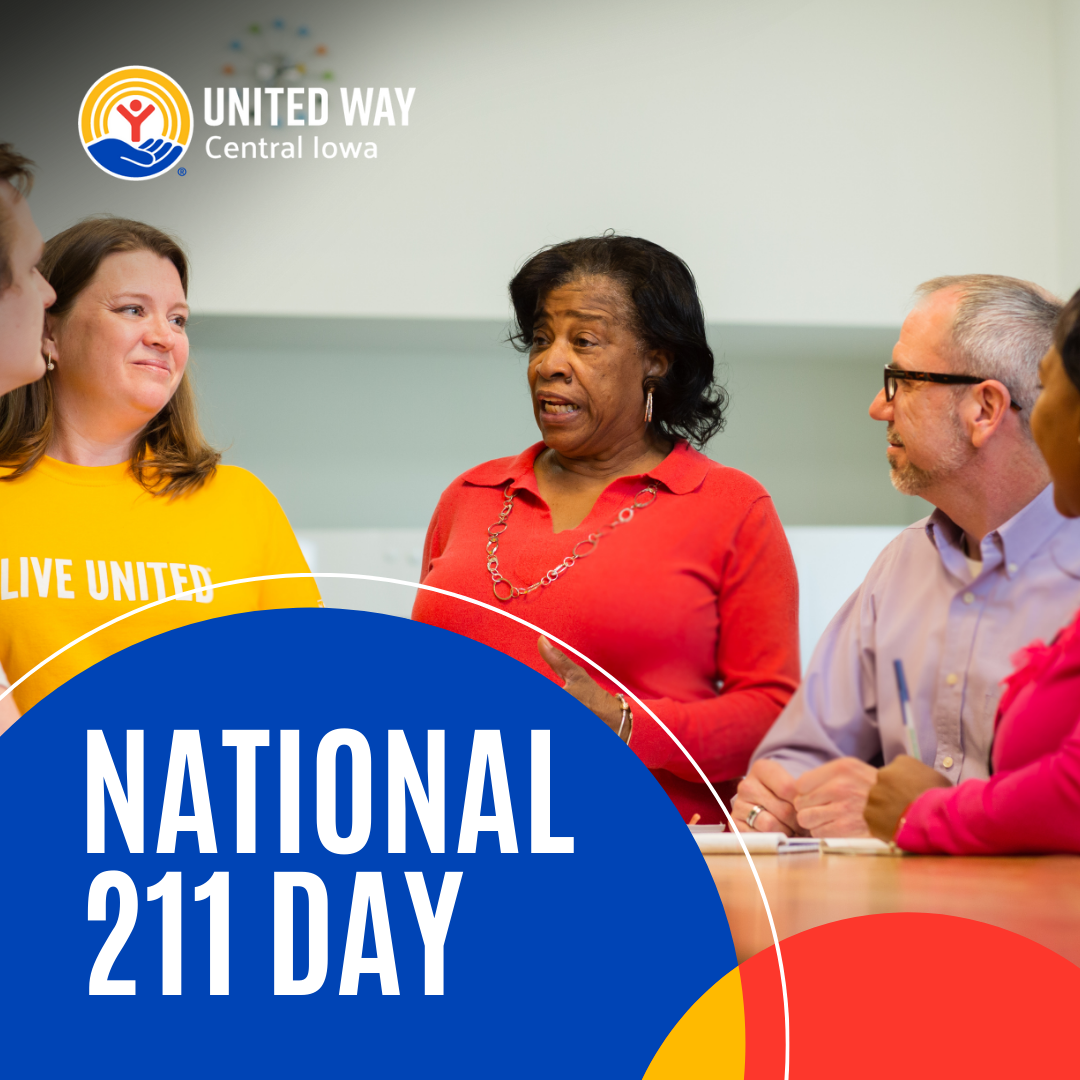 United Way of Central Iowa Recognizes the Vital 211 Community Hotline ...